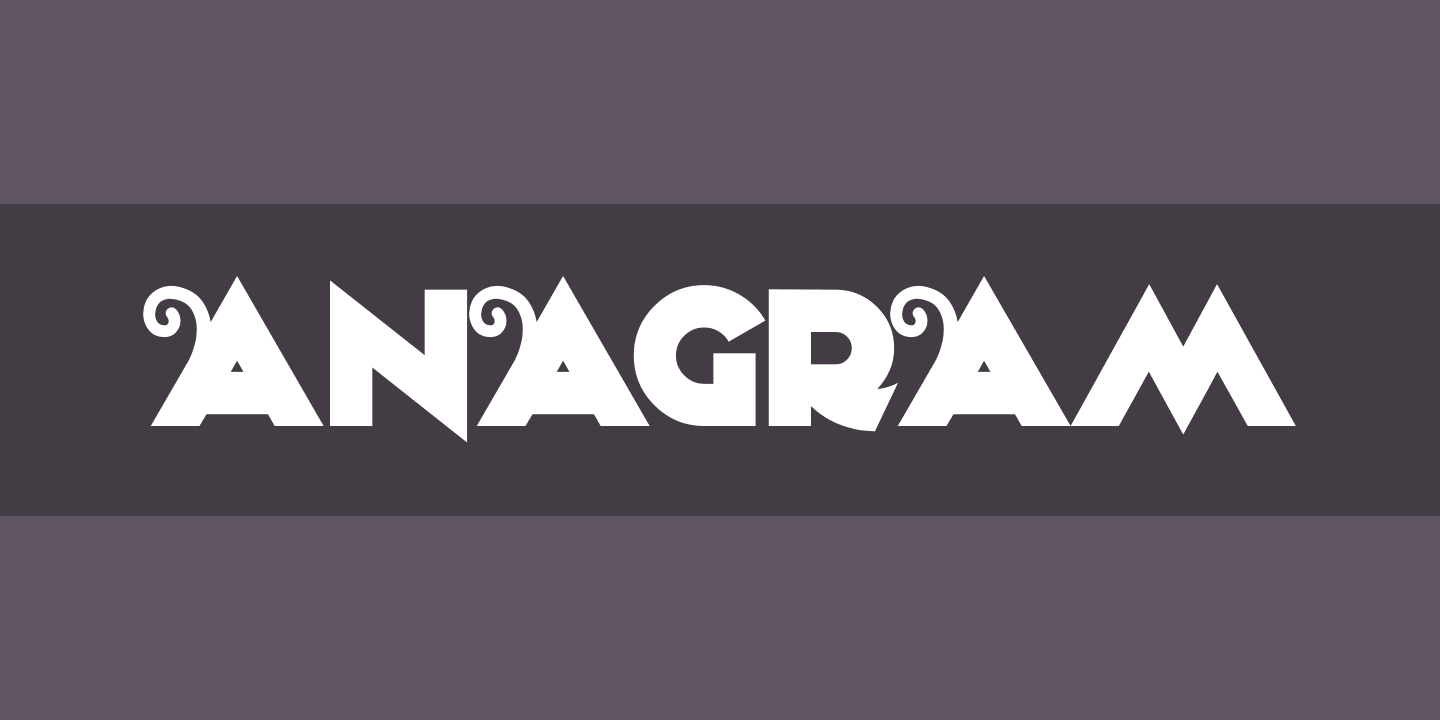 Police Anagram: télécharger et installer sur le site web